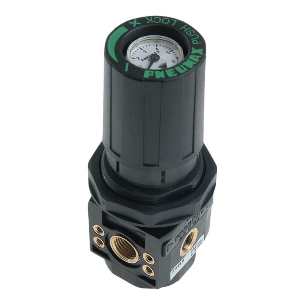 Pneumax 17122A.B.L Size 1 Modular Pressure Regulator with Manometer 1/