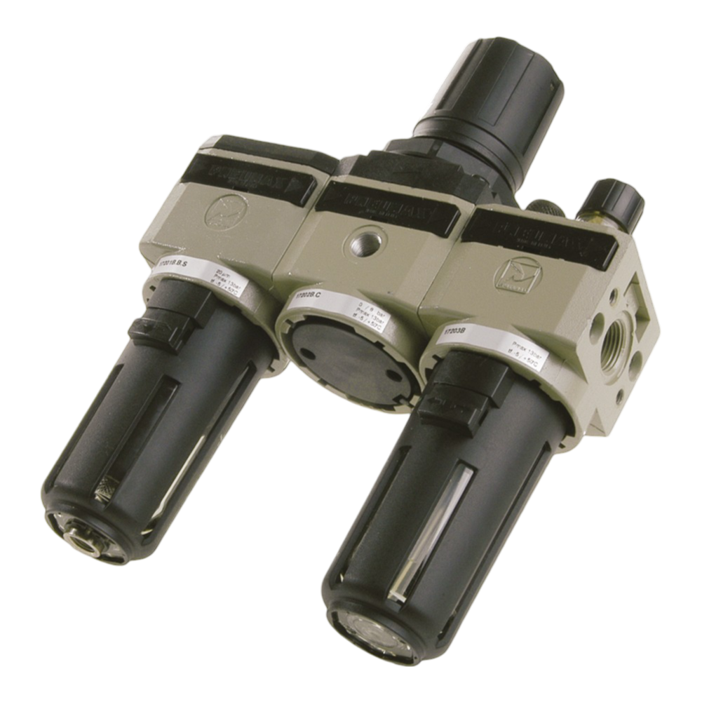 Pneumax 17307B.B.D.S Size 3 F+R+L 1/2 20¬µm 0-12 Bar Autodrain"