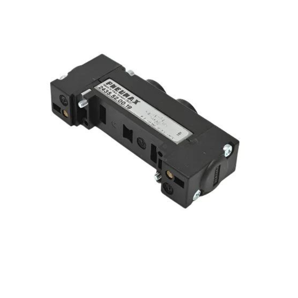 Pneumax 2435.52.00.35.02 G1/8 18mm FLAT 5/2 Solenoid Valvel 24Vdc