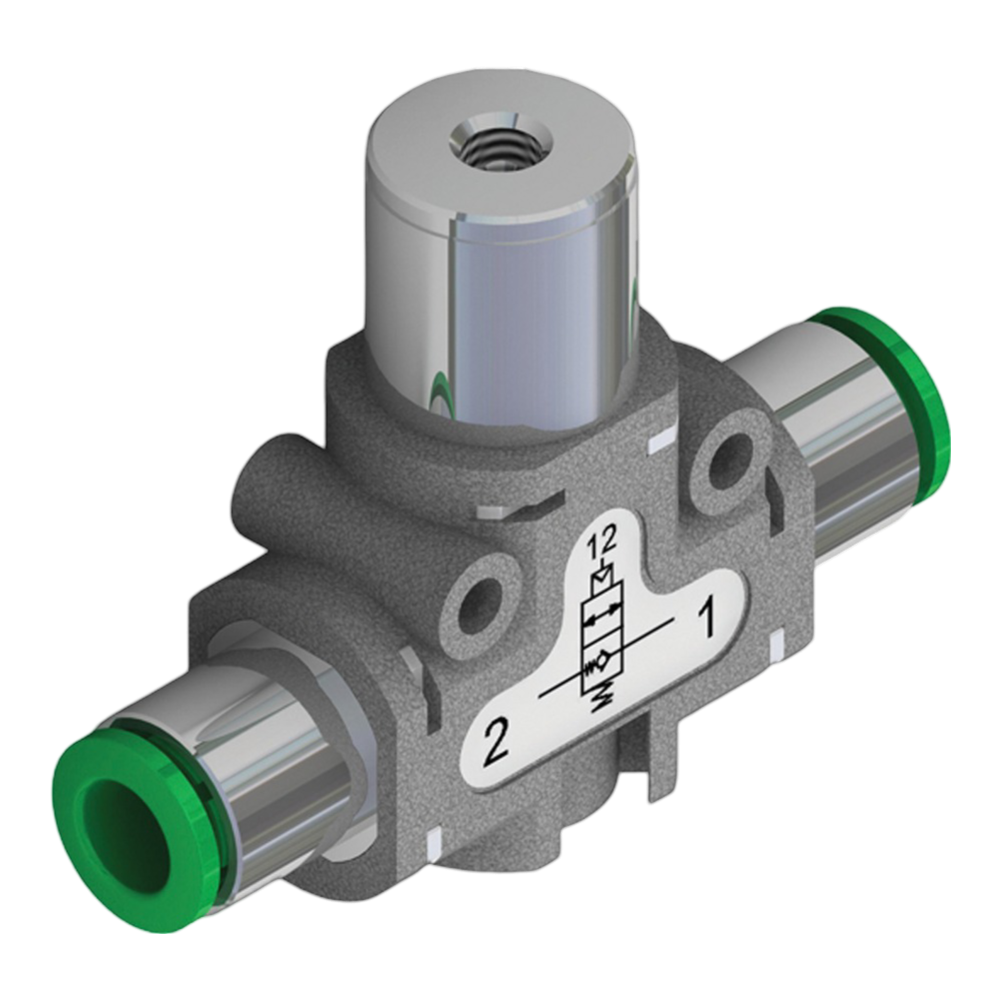 Pneumax 551.131.D8.D8.XX Inline Blocking Valve Unidir 8mm - 8mm ...