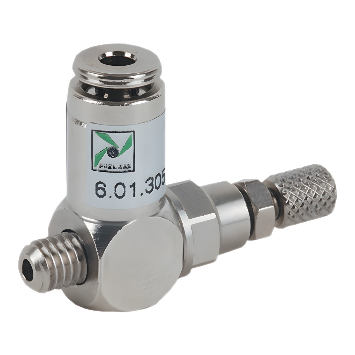 Pneumax 6.01.45.1.2P Mini Banjo Flow Control M5-4mm Unidir Meter In (K