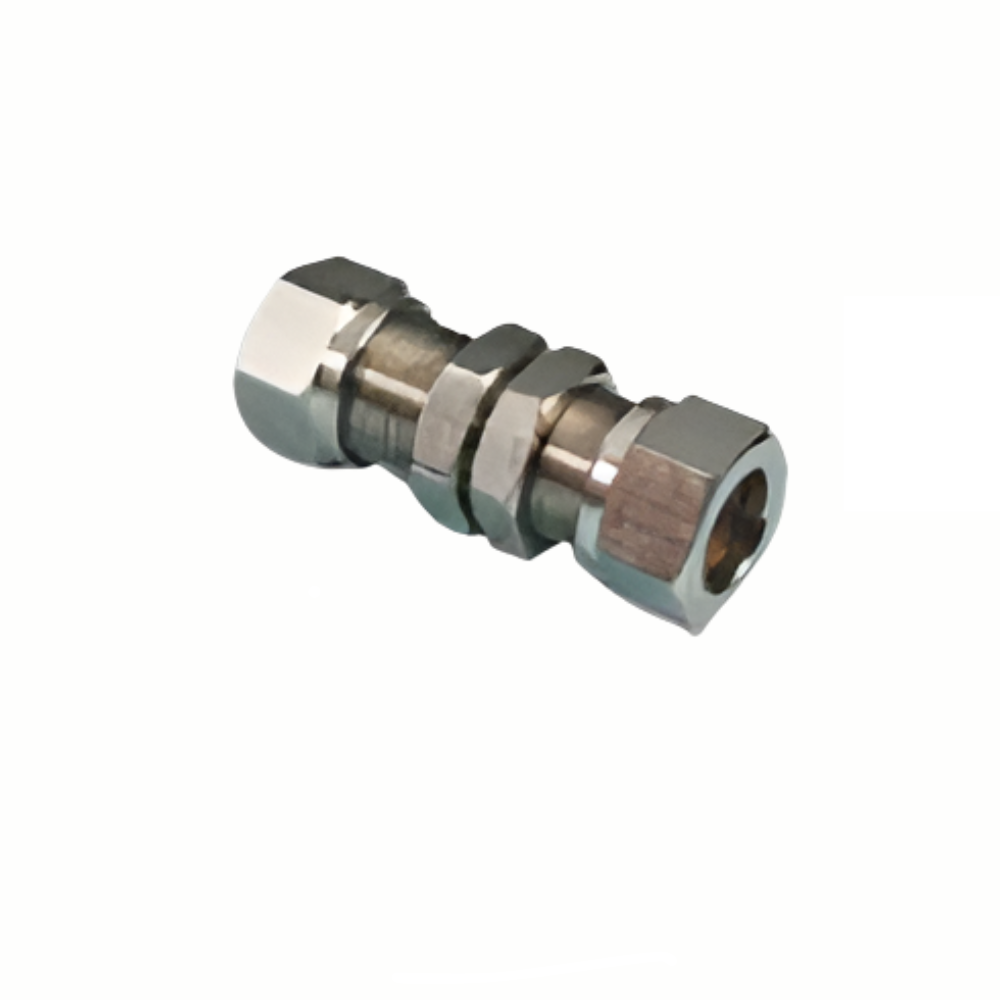 Pneumax 204-10-00 - 10mm Straight Bulkhead Connector Compression Fitti