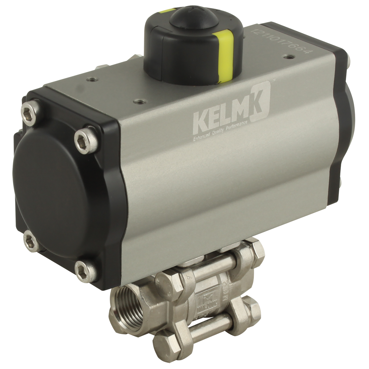 FT Pro - 2184-0061 2.1/2" BSPP SS 3 Pc SA Aluminium ACTU B.VALVE