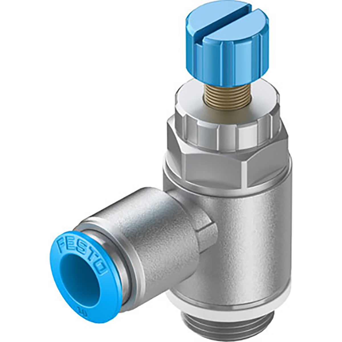 Festo 534340 - Grla-1/4-Qs-10-Rs-D Flow Cont Valve | pneumaticsystems
