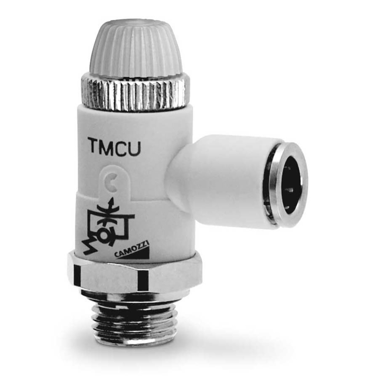 Camozzi TMCU976-3/8-8 - Plastic Flow Control Valve Manu UnI/Direc | pneumaticsystems
