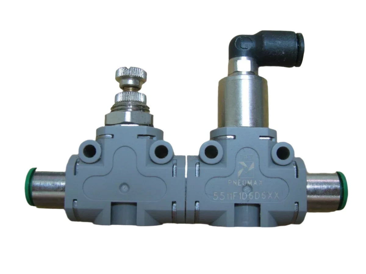 Pneumax 551.112.D8.F1.XX Flow Control Valve Bidir 8mm - 1/8 Female ...