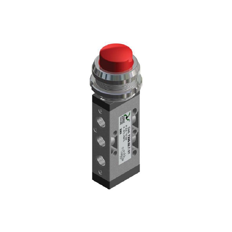 Pneumax T228.52.7.1/2 5/2 Pushbutton Valve | pneumaticsystems